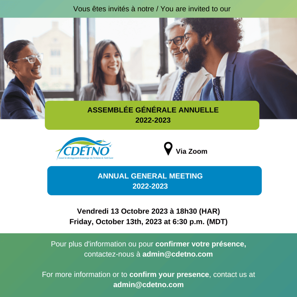 CDETNO Annual General Meeting 2022-2023 – CDETNO